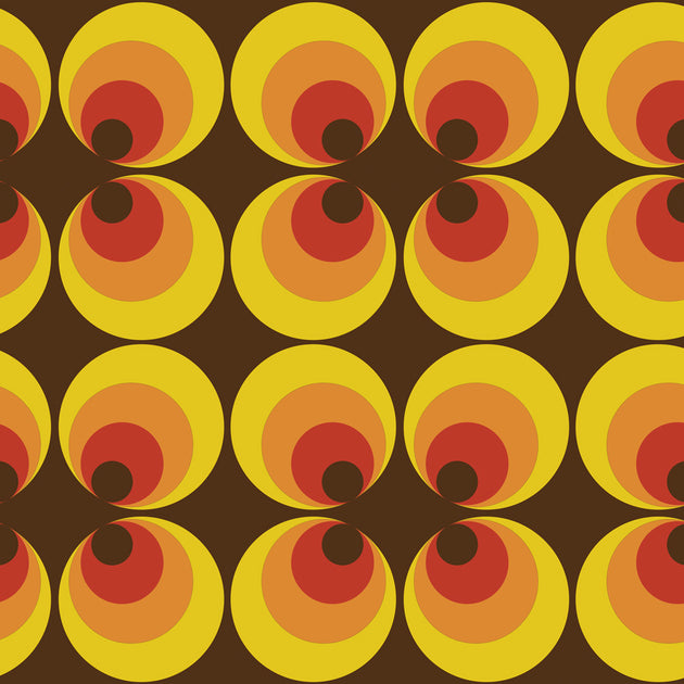 retro circles background