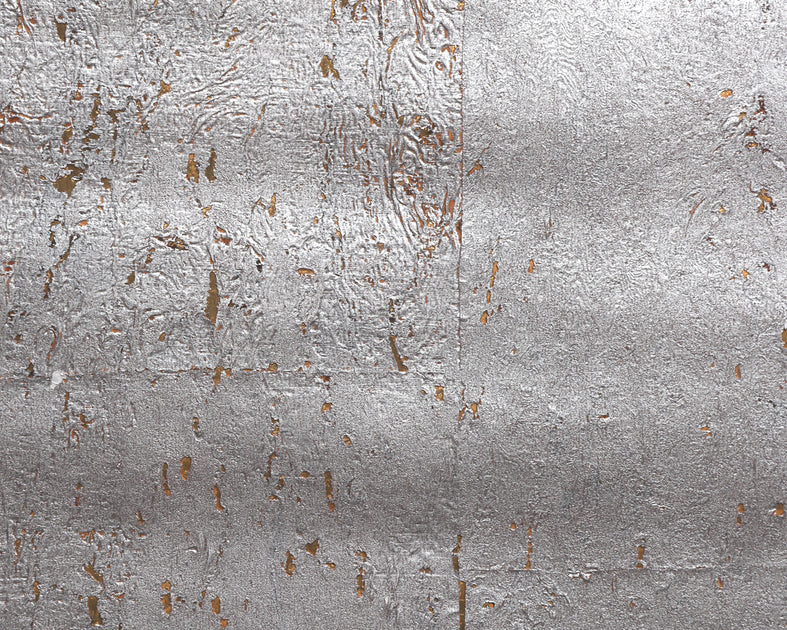 Metal Cork Wallcovering - Silver with Copper | Astek