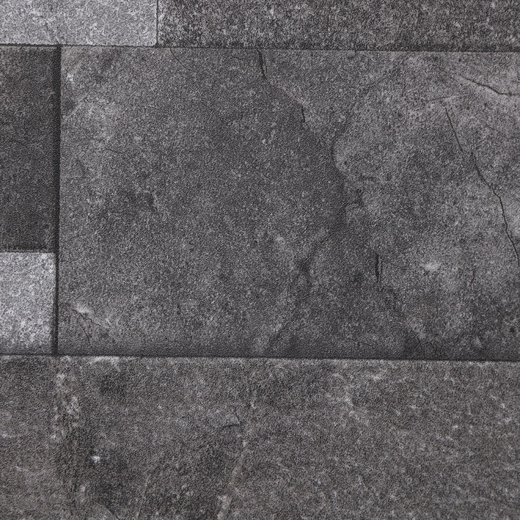 Granite Tile Black Wallcovering | Astek