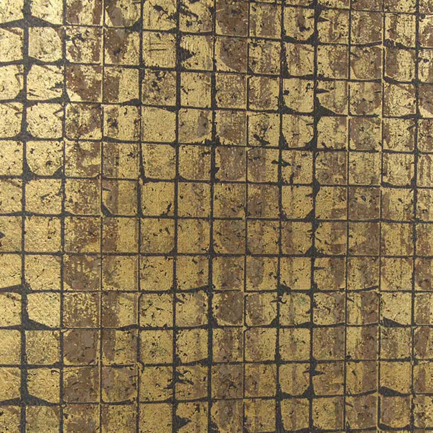 Desire | Gold Tile Wallcovering | Astek