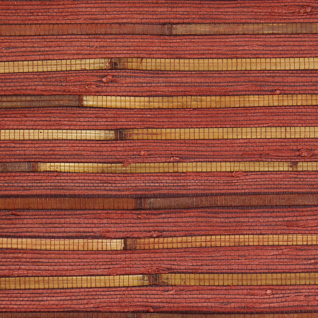Exotic Naturals | Red Reed Grasscloth Wallcovering | Astek